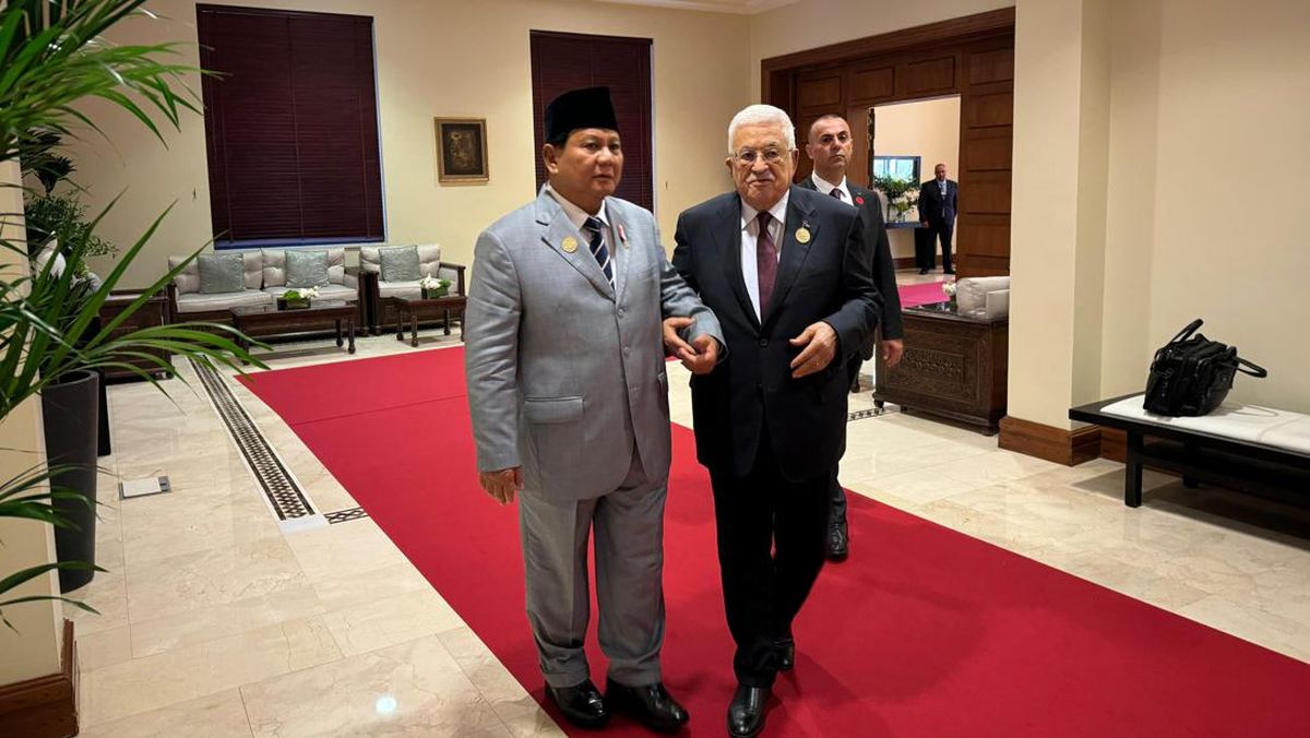 Presiden Palestina Puji Pidato Prabowo di KTT Gaza: Sangat Cerdas ...