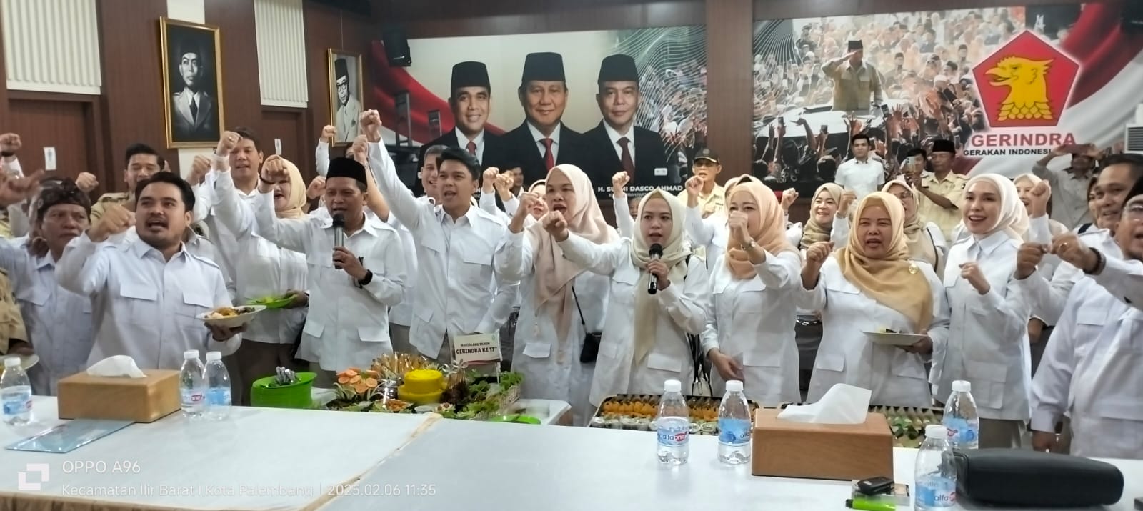 DPD Partai Gerindra Provinsi Sumatera Selatan Gelar Syukuran HUT Ke-17 ...
