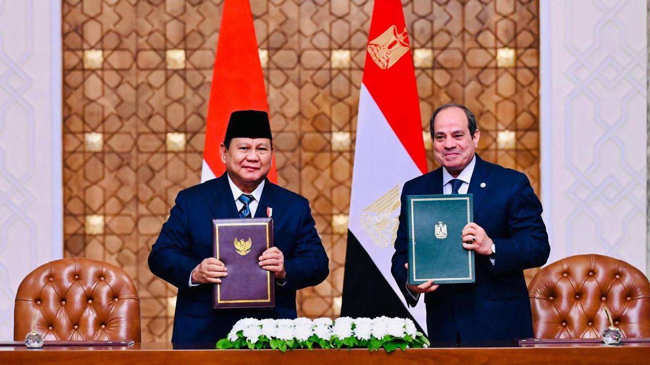 Presiden Prabowo dan Presiden El-Sisi Teken Pernyataan Bersama ...