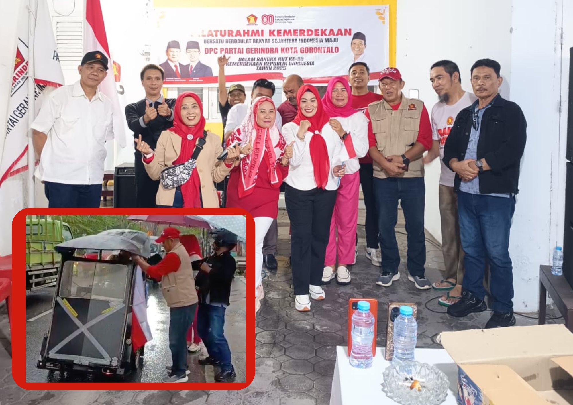 Gerindra Gorontalo Tebar Semangat Merah Putih Lewat Aksi Bagi-Bagi ...